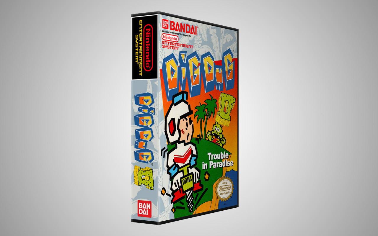 Gaming Relics - Nintendo NES - Dig Dug II: Trouble in Paradise