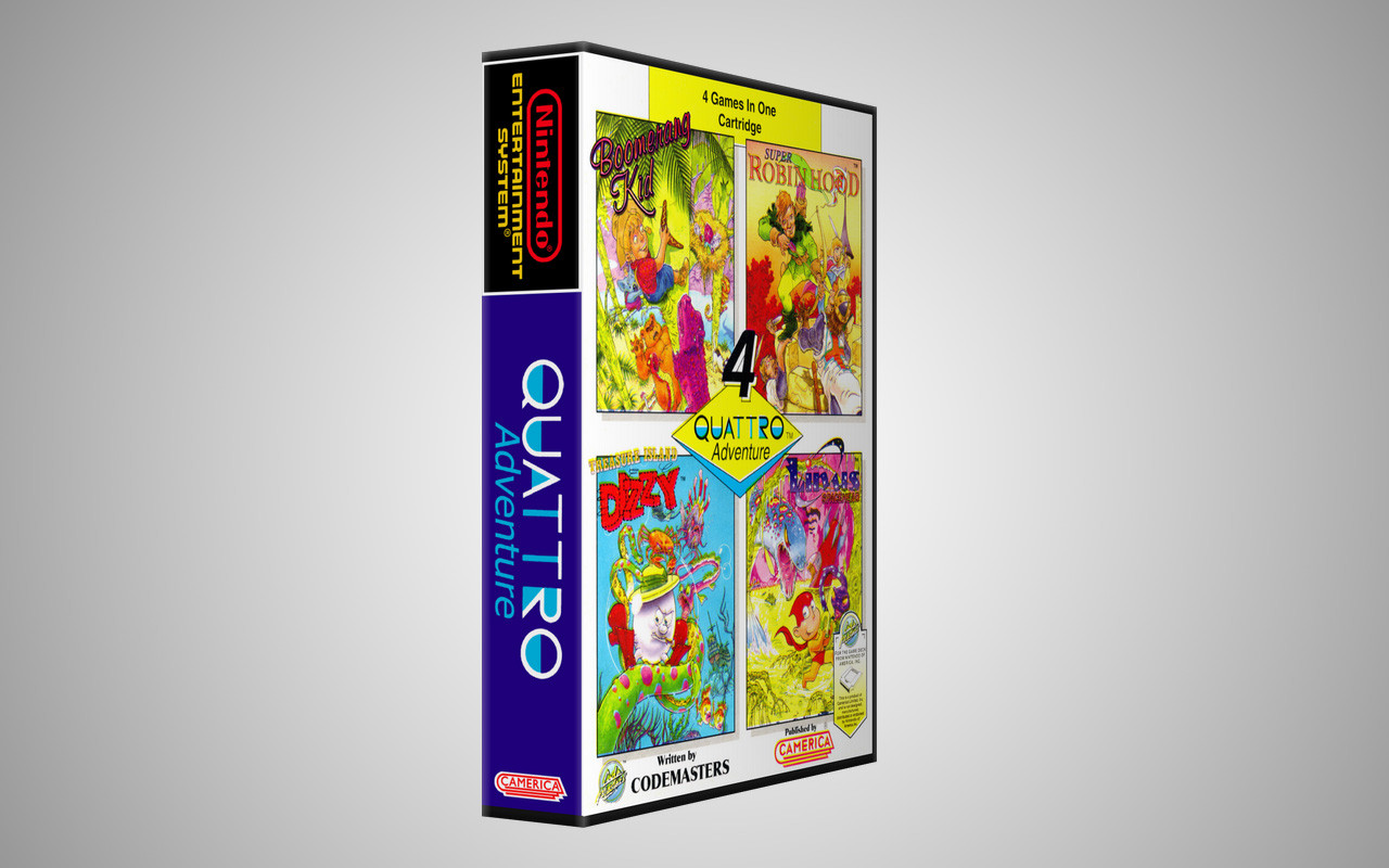Gaming Relics - Nintendo NES - Quattro Adventure: 4 Games in One