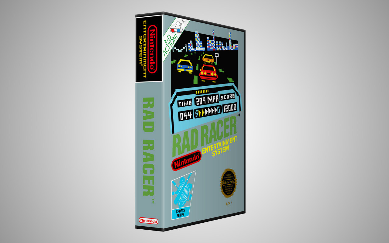 Gaming Relics - Nintendo NES - Rad Racer