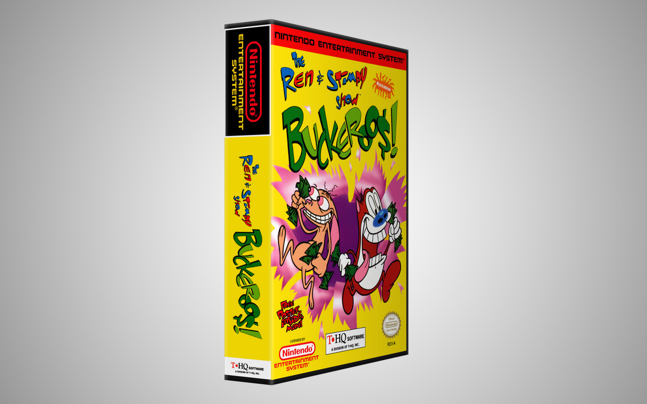 Gaming Relics - Nintendo NES - Ren & Stimpy Show, The: Buckeroos!