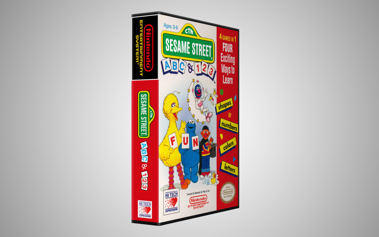 Gaming Relics - Nintendo NES - Sesame Street: ABC & 123