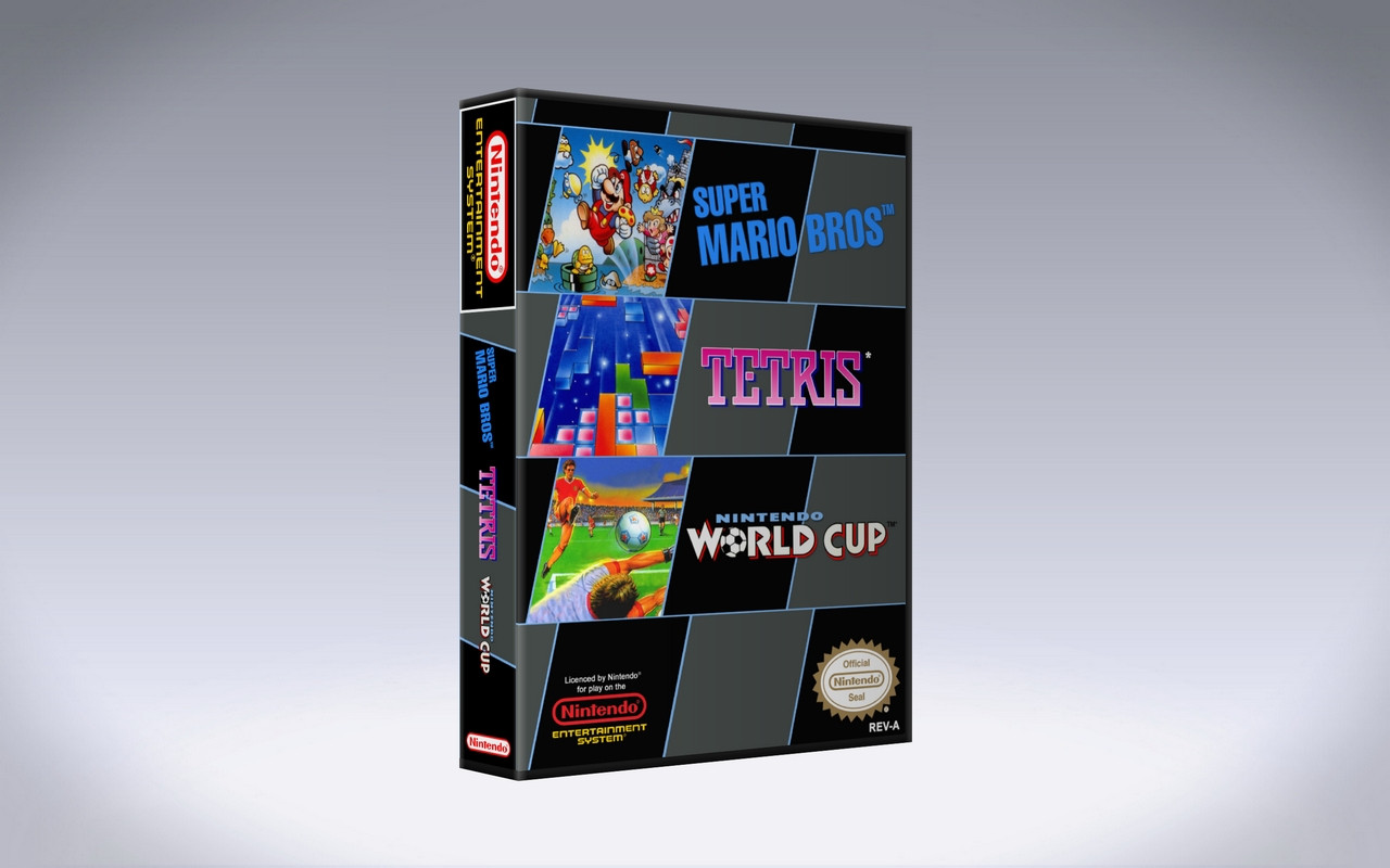 Gaming Relics - Nintendo NES - Super Mario Bros. / Tetris / Nintendo ...