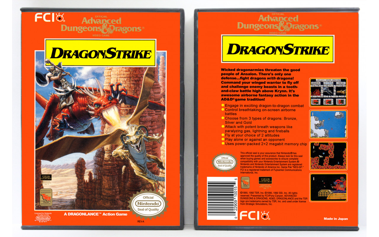 Gaming Relics - Nintendo NES - AD&D Dragon Strike