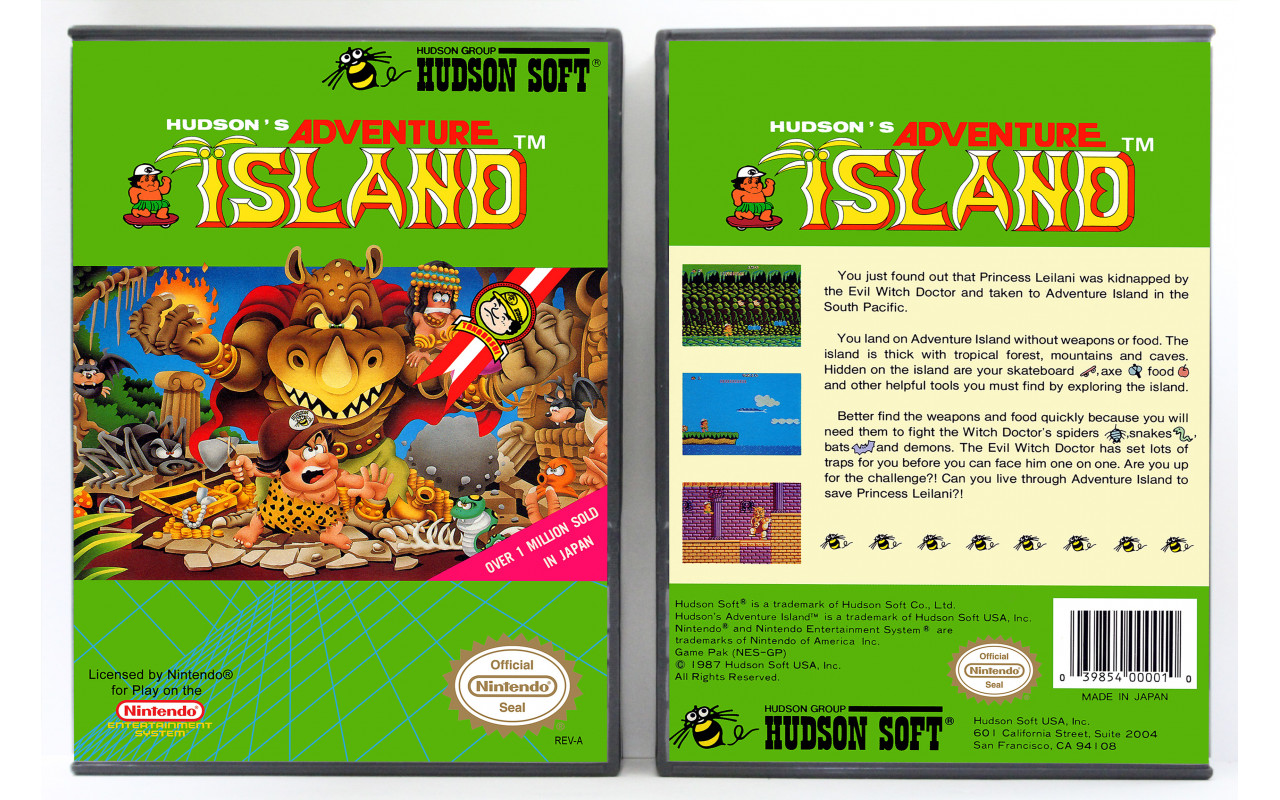 Gaming Relics - Nintendo NES - Adventure Island
