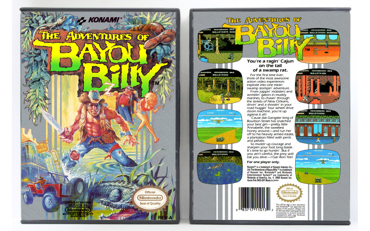 Gaming Relics - Nintendo NES - Adventures of Bayou Billy, The