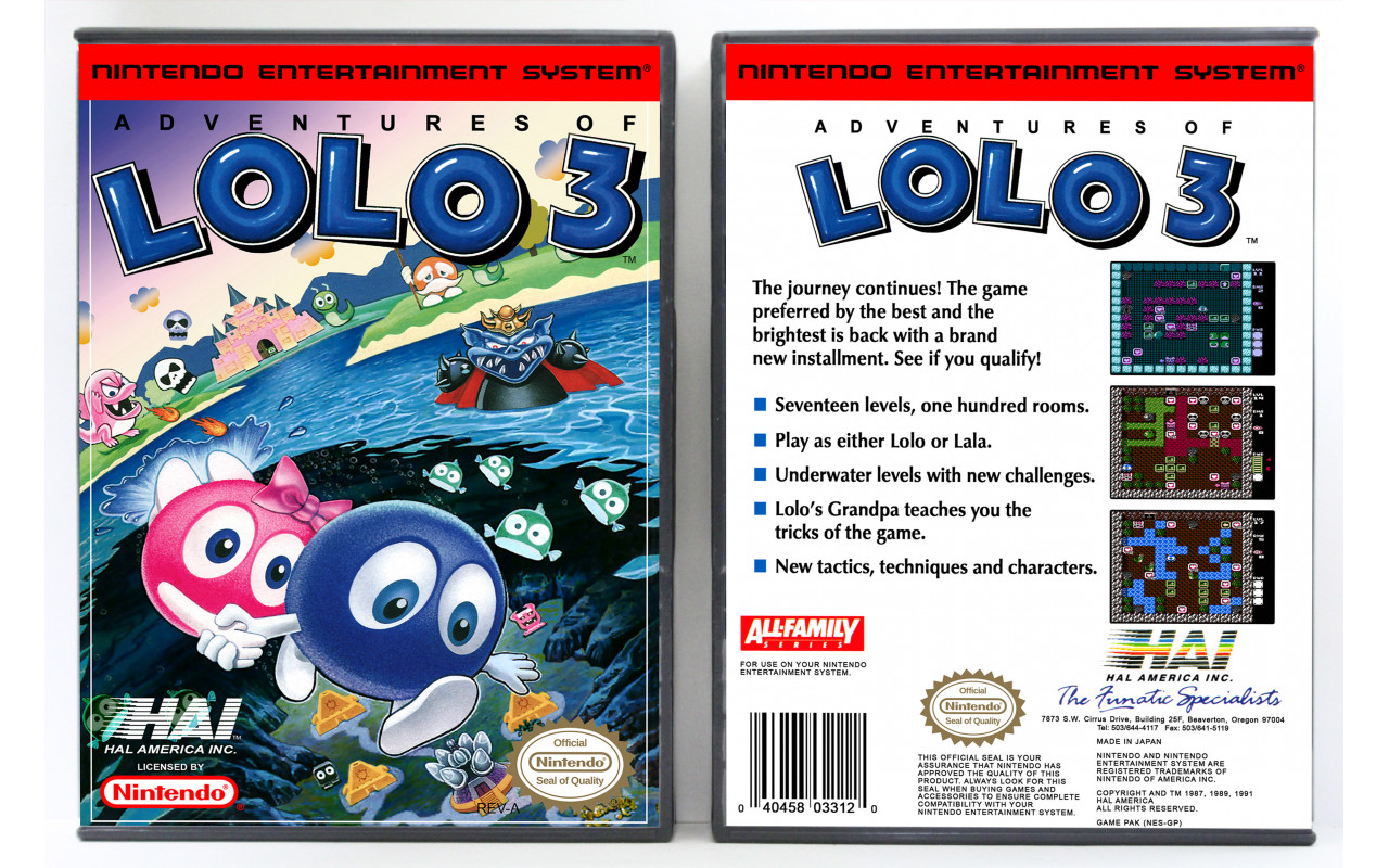 Gaming Relics - Nintendo NES - Adventures of Lolo 3