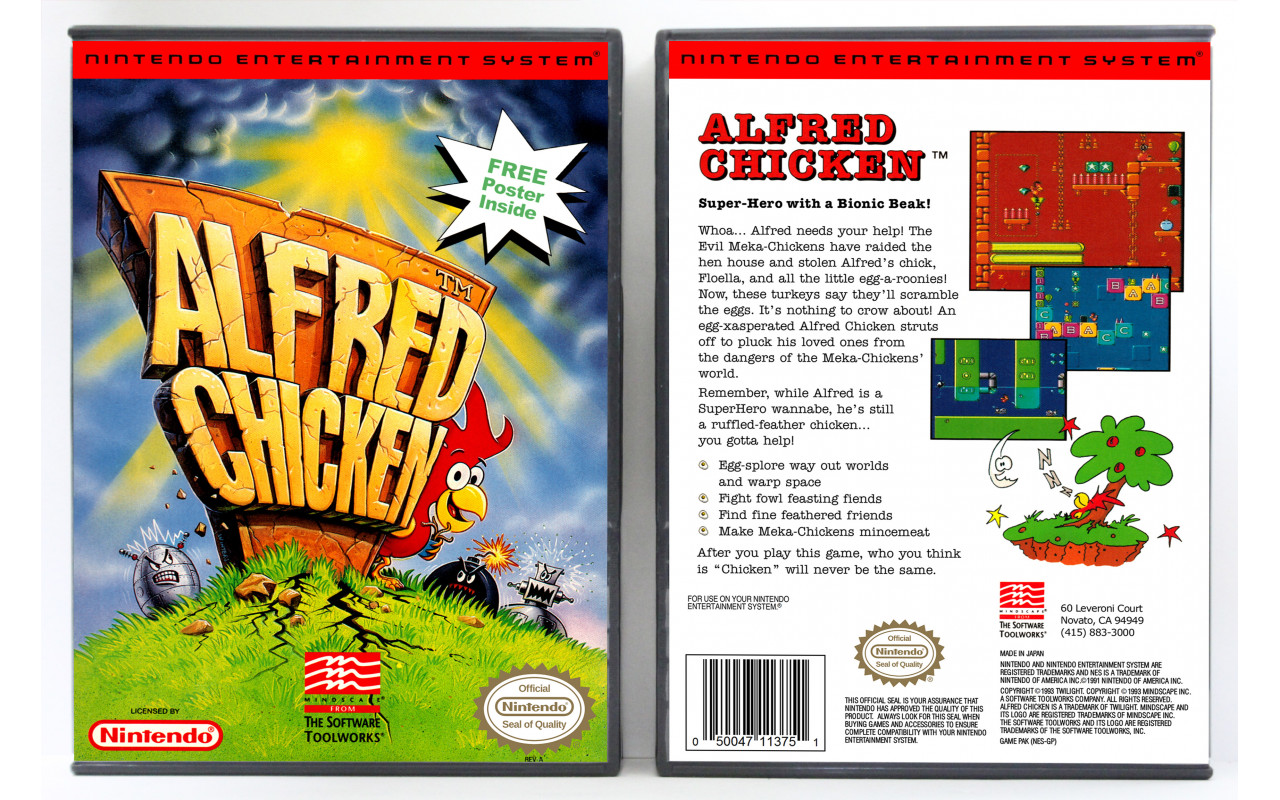 Gaming Relics - Nintendo NES - Alfred Chicken
