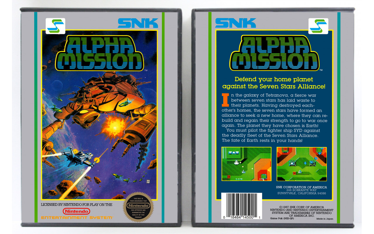 Gaming Relics - Nintendo NES - Alpha Mission