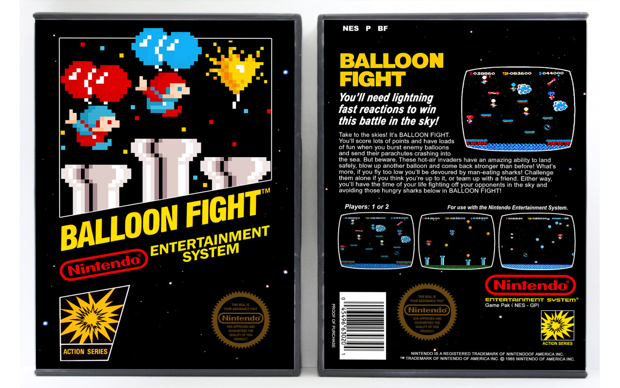 Gaming Relics - Nintendo NES - Balloon Fight