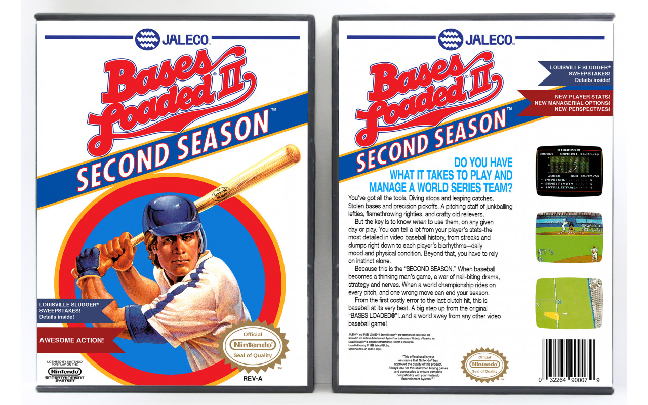 Gaming Relics - Nintendo NES - Bases Loaded II: Second Season