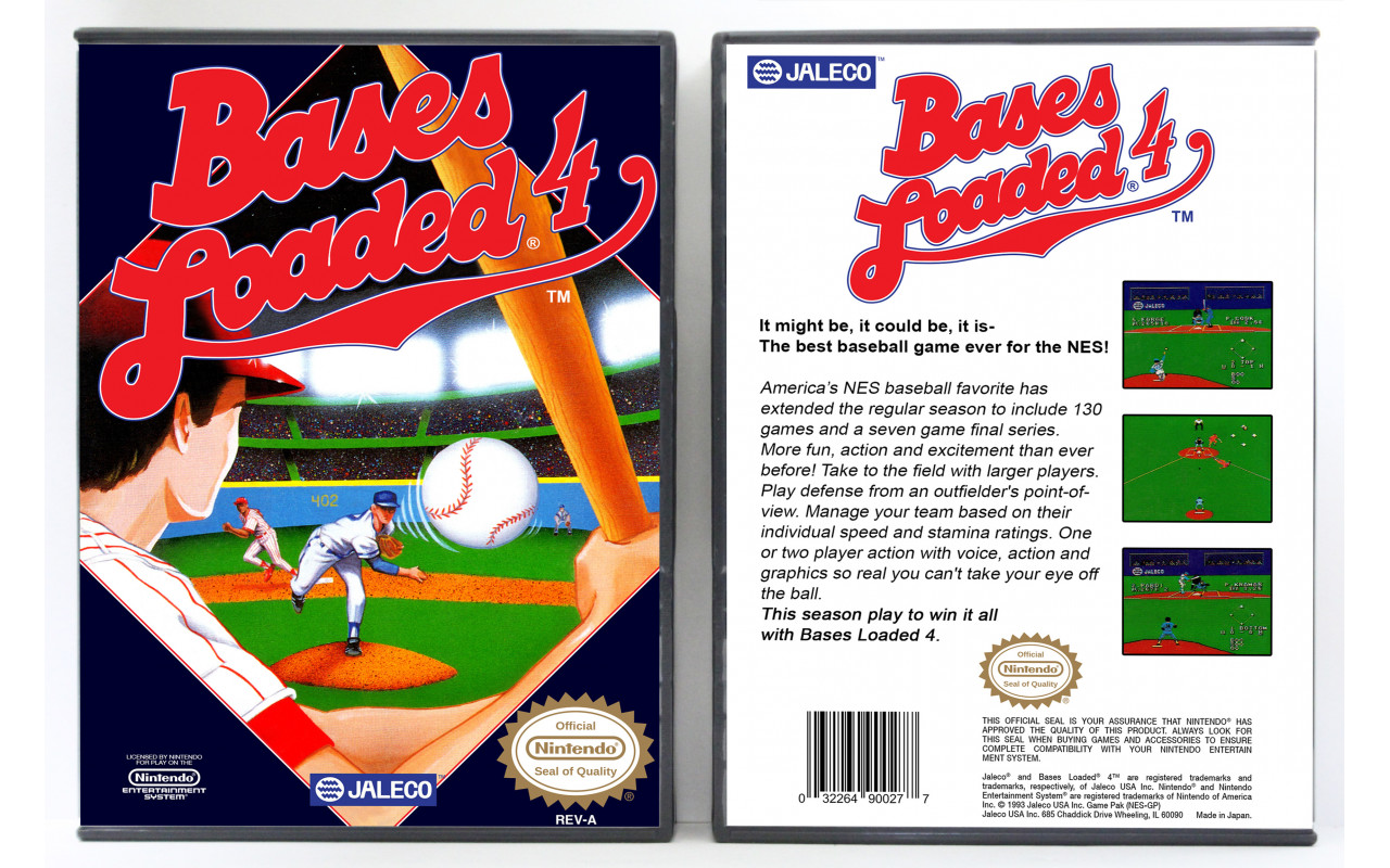 Gaming Relics - Nintendo NES - Bases Loaded 4
