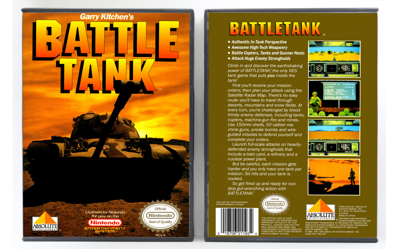 Gaming Relics - Nintendo NES - Battle Tank