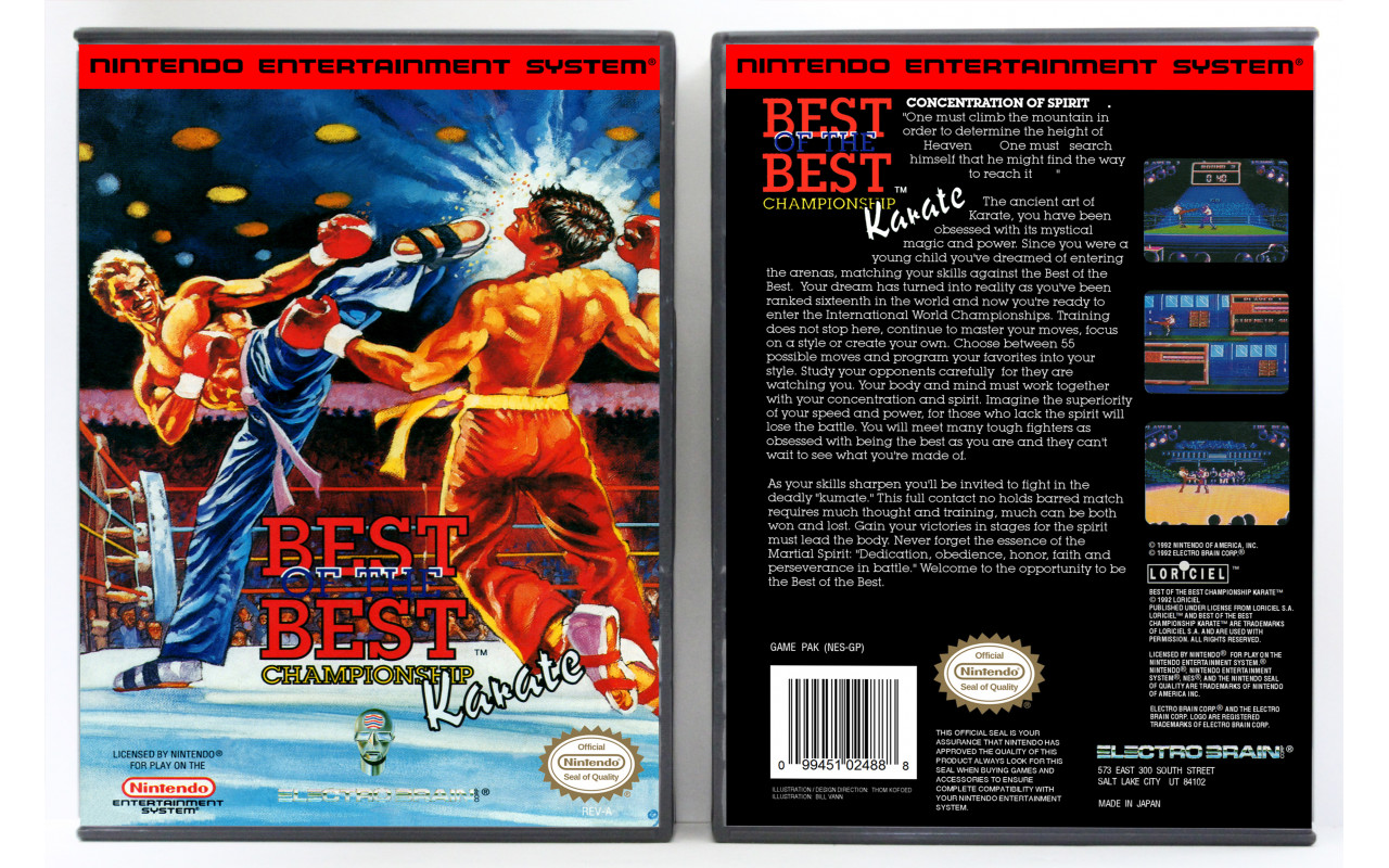 Gaming Relics - Nintendo NES - Best of the Best Championship Karate