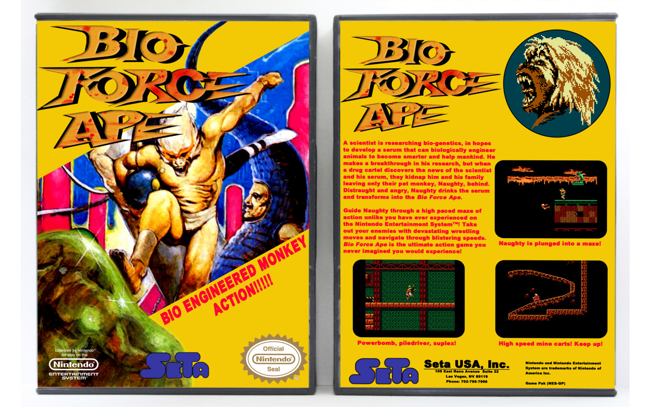 Gaming Relics - Nintendo NES - Bio Force Ape