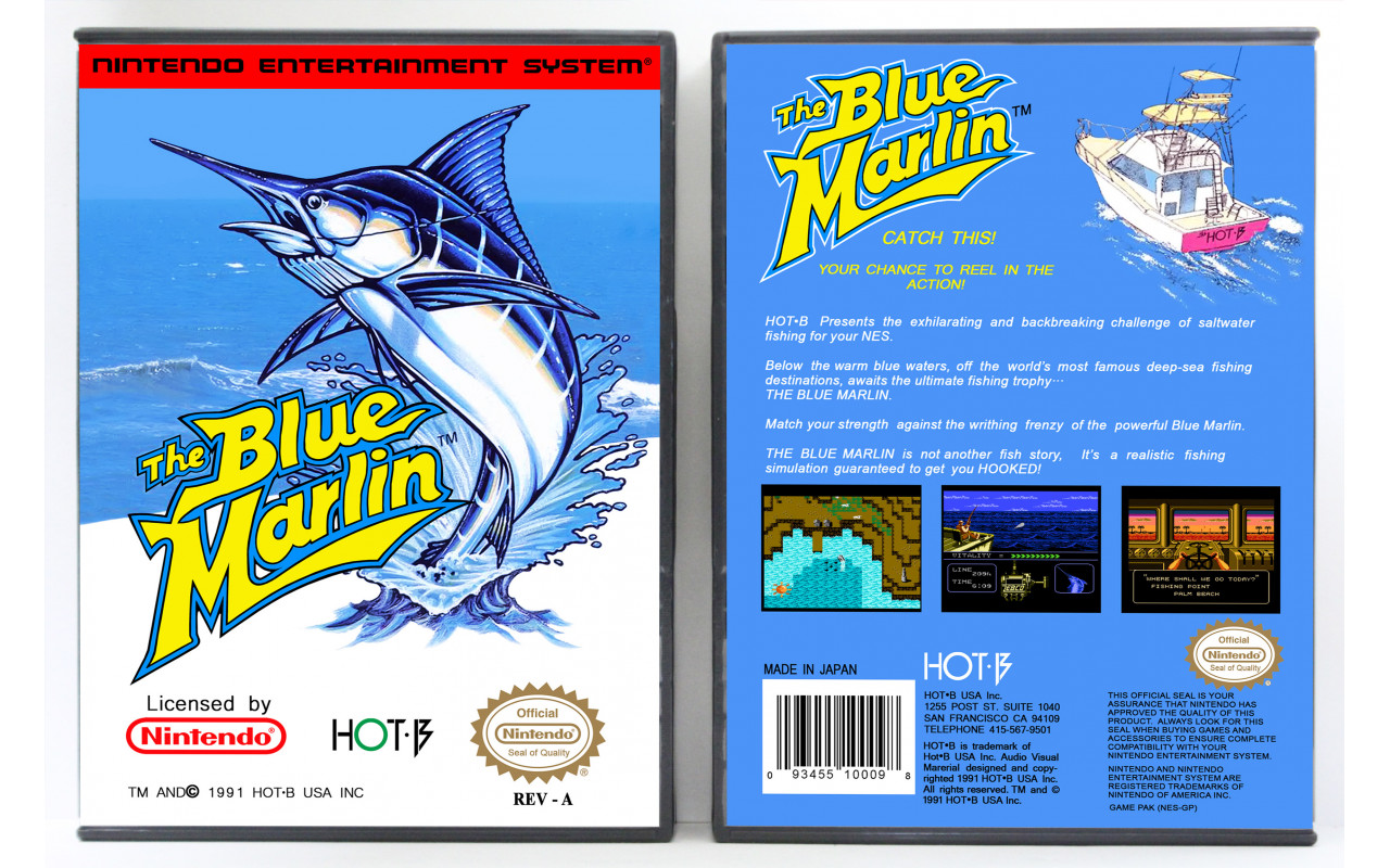Gaming Relics - Nintendo NES - Blue Marlin, The