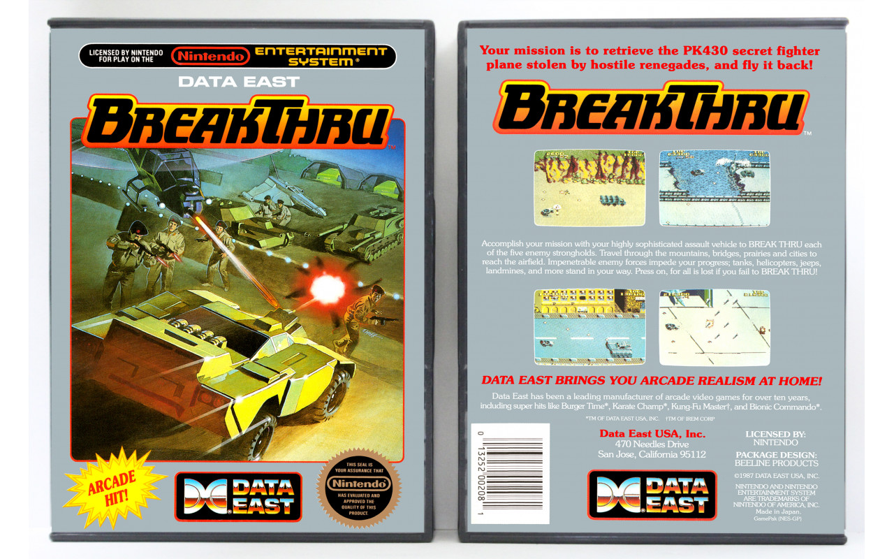 Gaming Relics - Nintendo NES - Break Thru