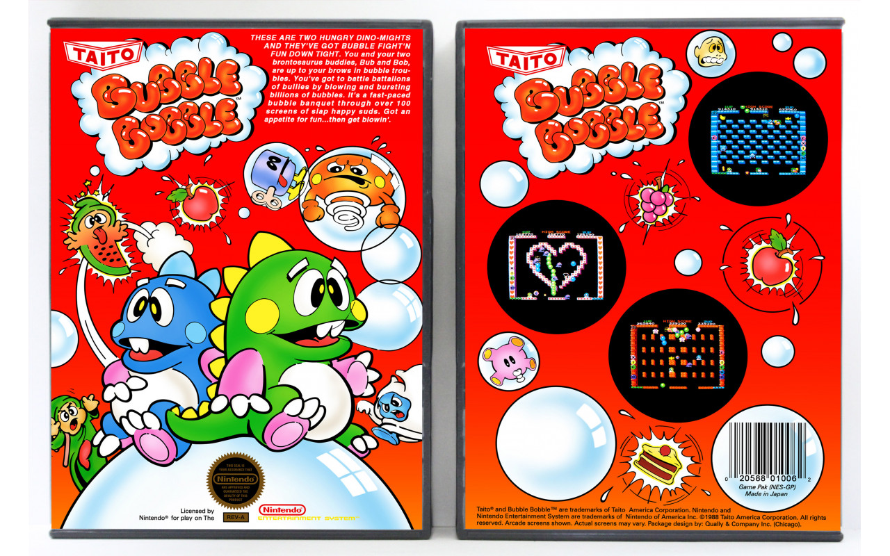 Gaming Relics - Nintendo NES - Bubble Bobble