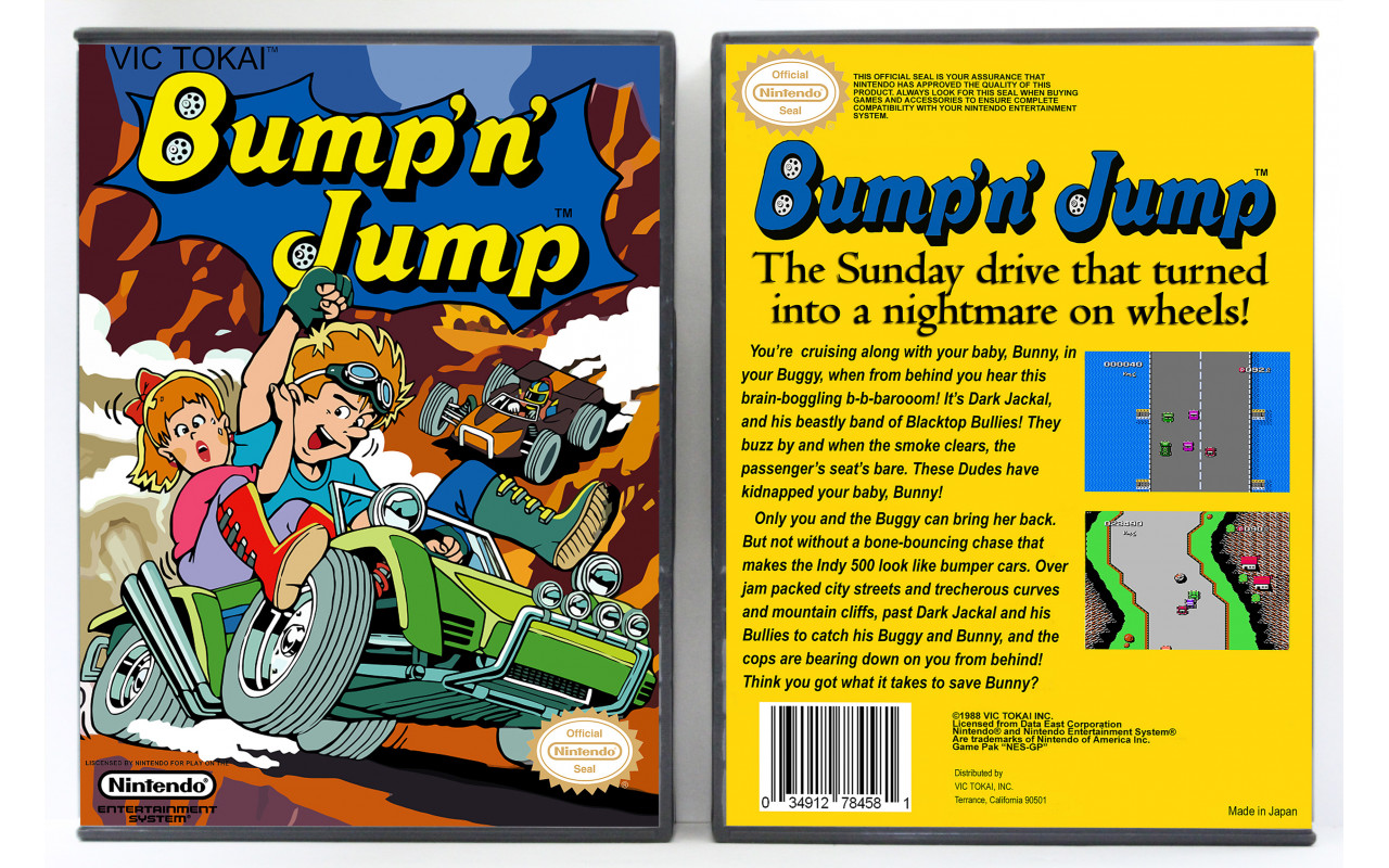 Gaming Relics - Nintendo NES - Bump'n' Jump