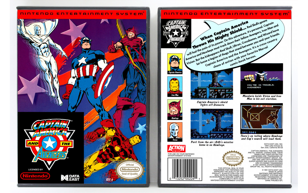 Gaming Relics - Nintendo NES - Captain America and the Avengers