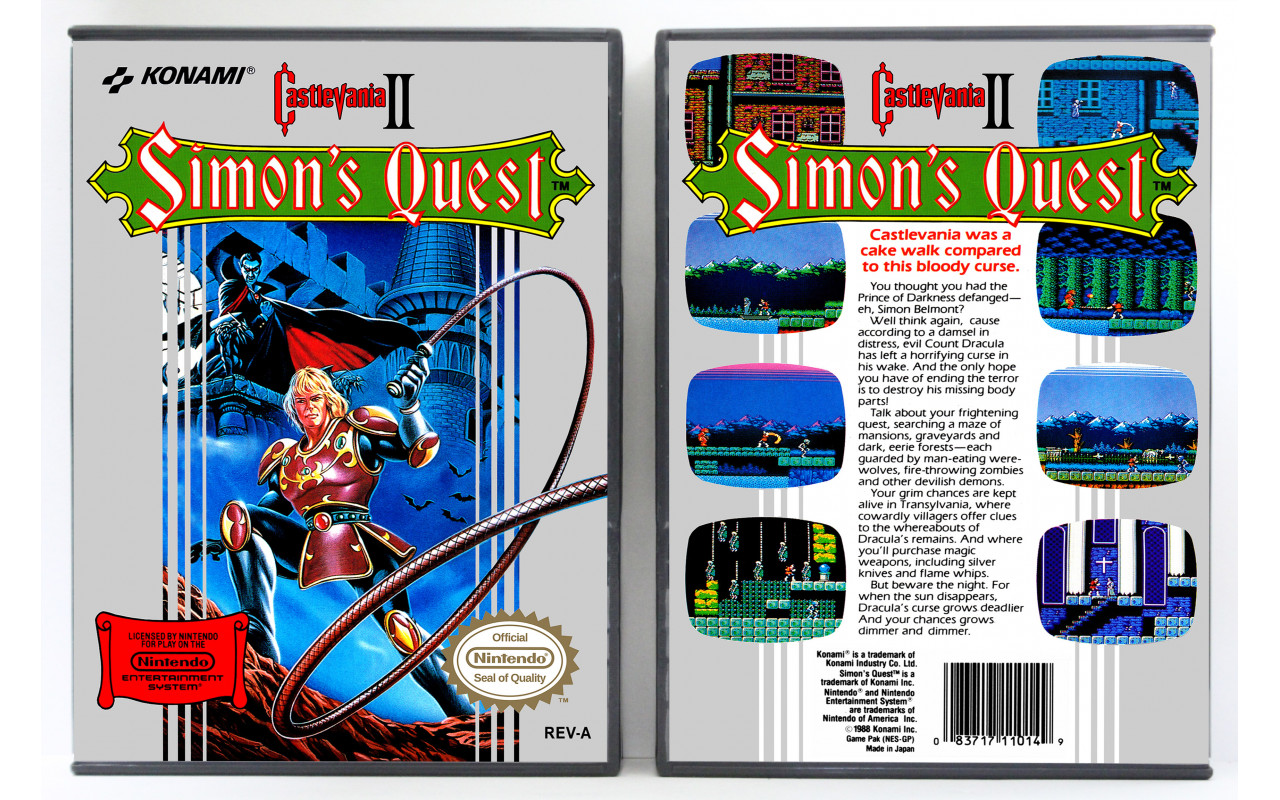 Gaming Relics - Nintendo NES - Castlevania II: Simon's Quest