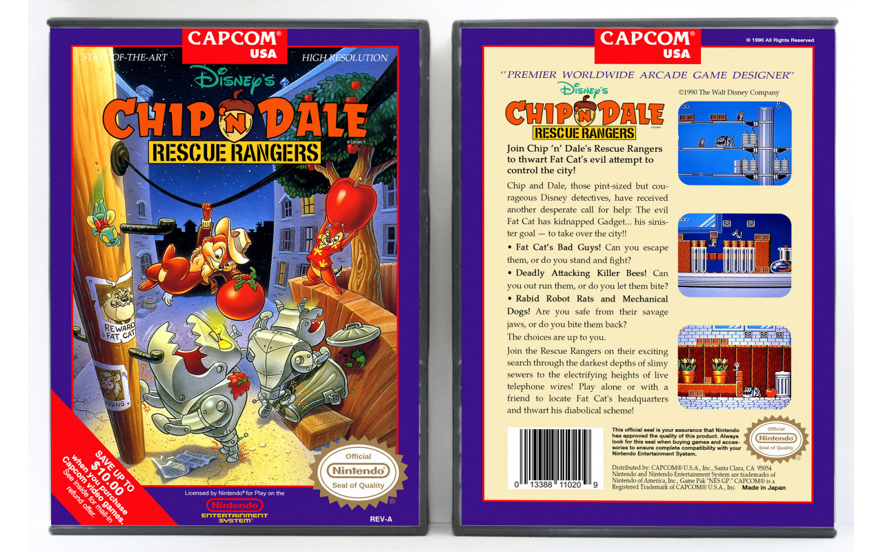 Gaming Relics - Nintendo NES - Chip 'n Dale Rescue Rangers