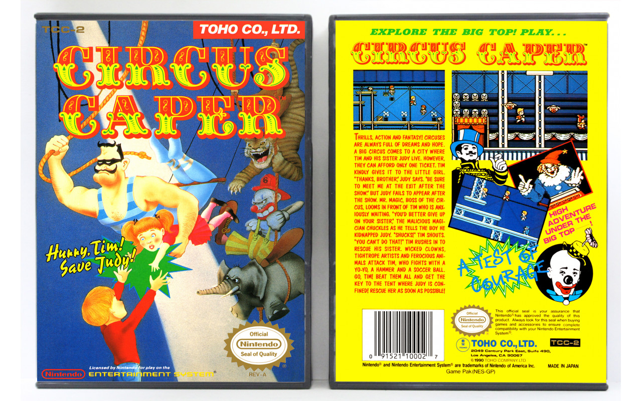 Gaming Relics - Nintendo NES - Circus Caper