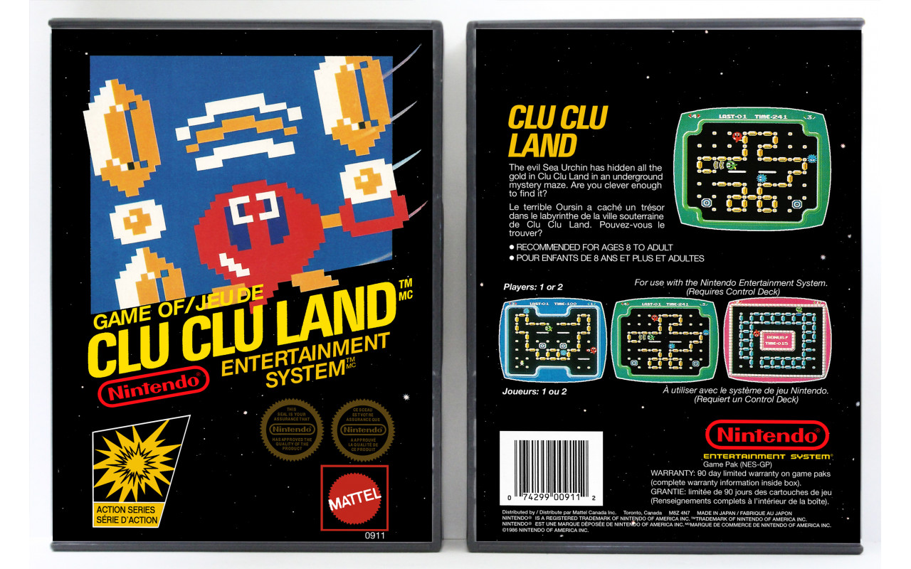 Gaming Relics - Nintendo NES - Clu Clu Land