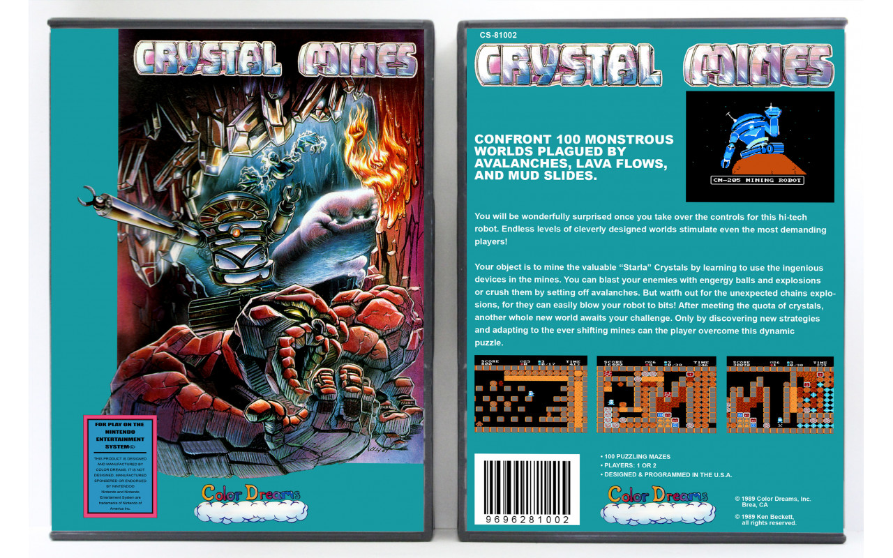Gaming Relics - Nintendo NES - Crystal Mines