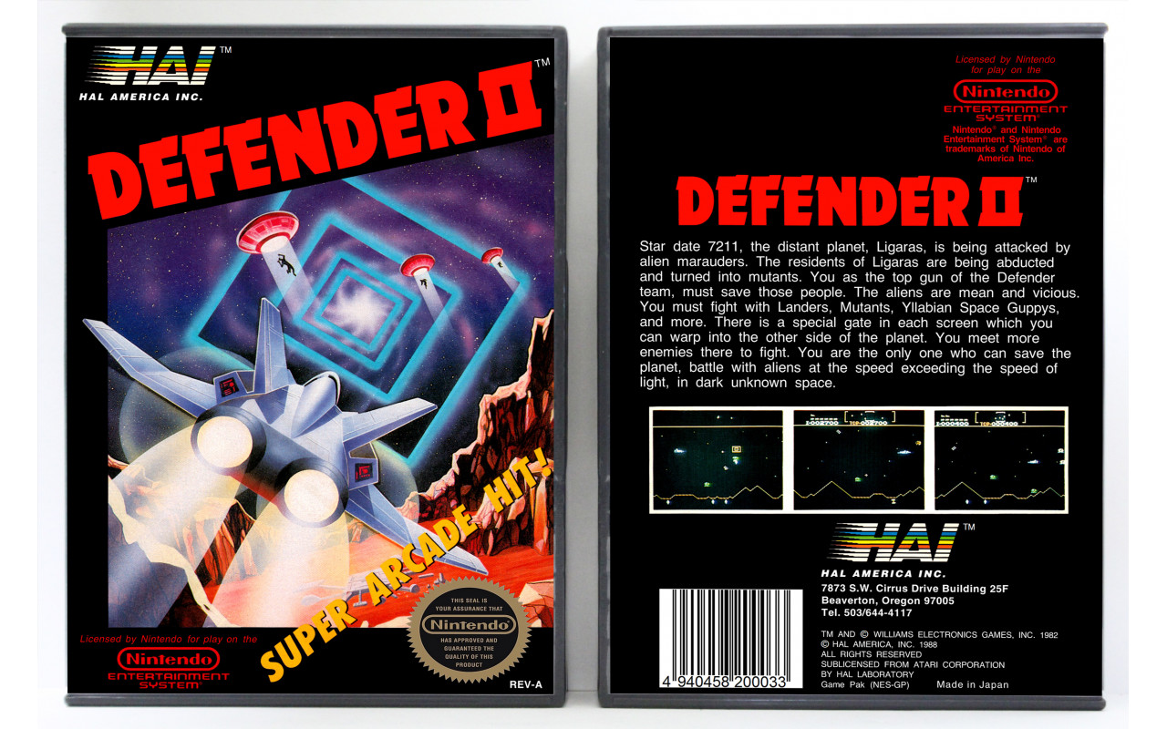 Gaming Relics - Nintendo NES - Defender II