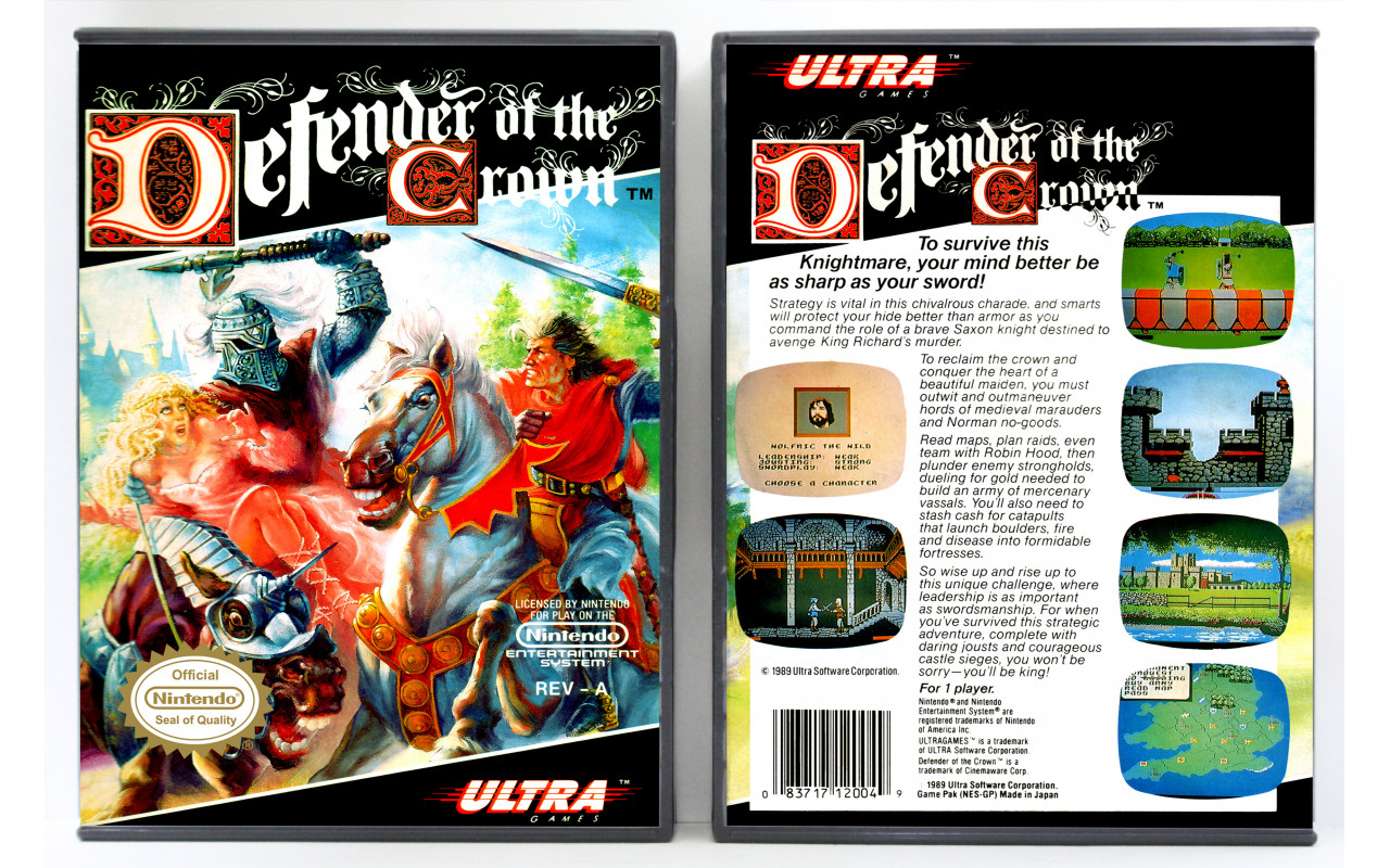 Gaming Relics - Nintendo NES - Defender of the Crown