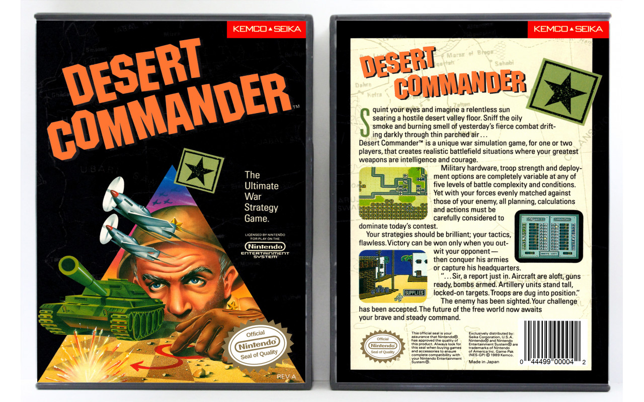 Gaming Relics - Nintendo NES - Desert Commander