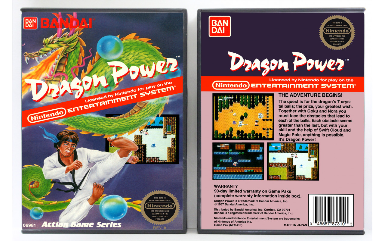 Gaming Relics - Nintendo NES - Dragon Power