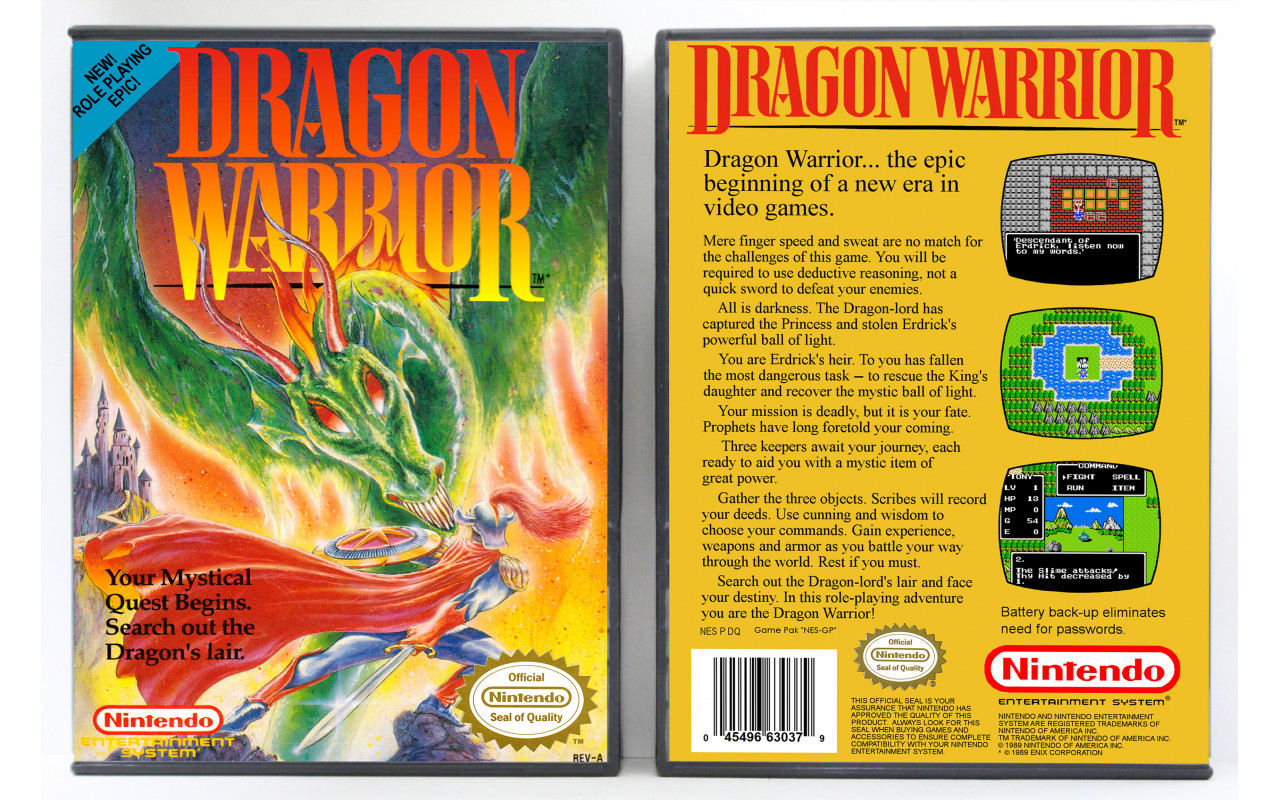 Gaming Relics - Nintendo NES - Dragon Warrior