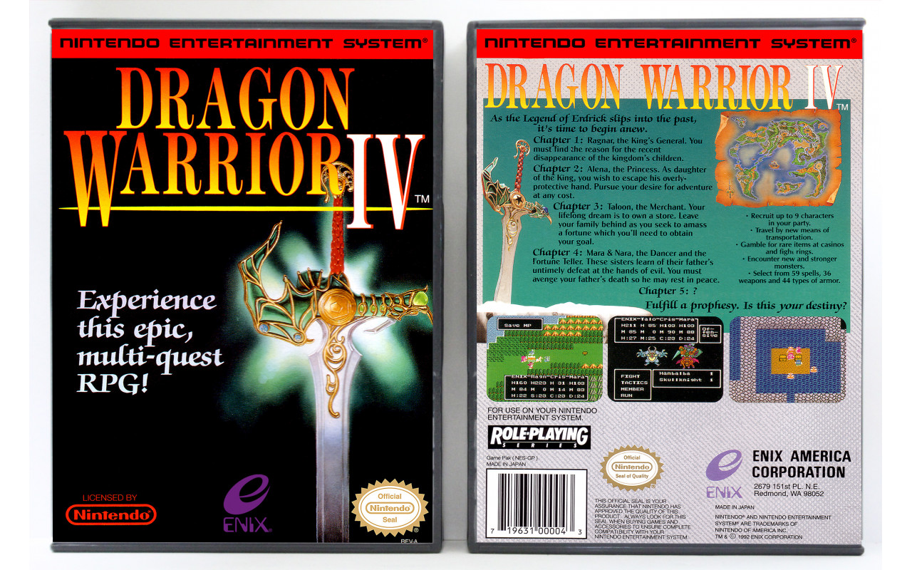 Gaming Relics - Nintendo NES - Dragon Warrior IV