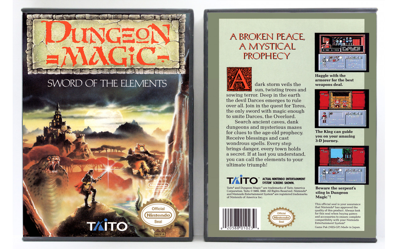 Gaming Relics - Dungeon Magic: Sword of the Elements