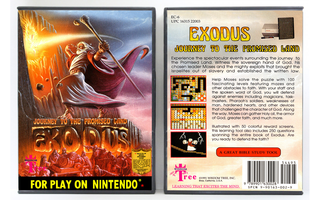 Gaming Relics - Nintendo NES - Exodus: Journey to the Promised Land