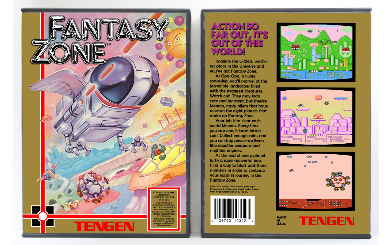Gaming Relics - Nintendo NES - Fantasy Zone