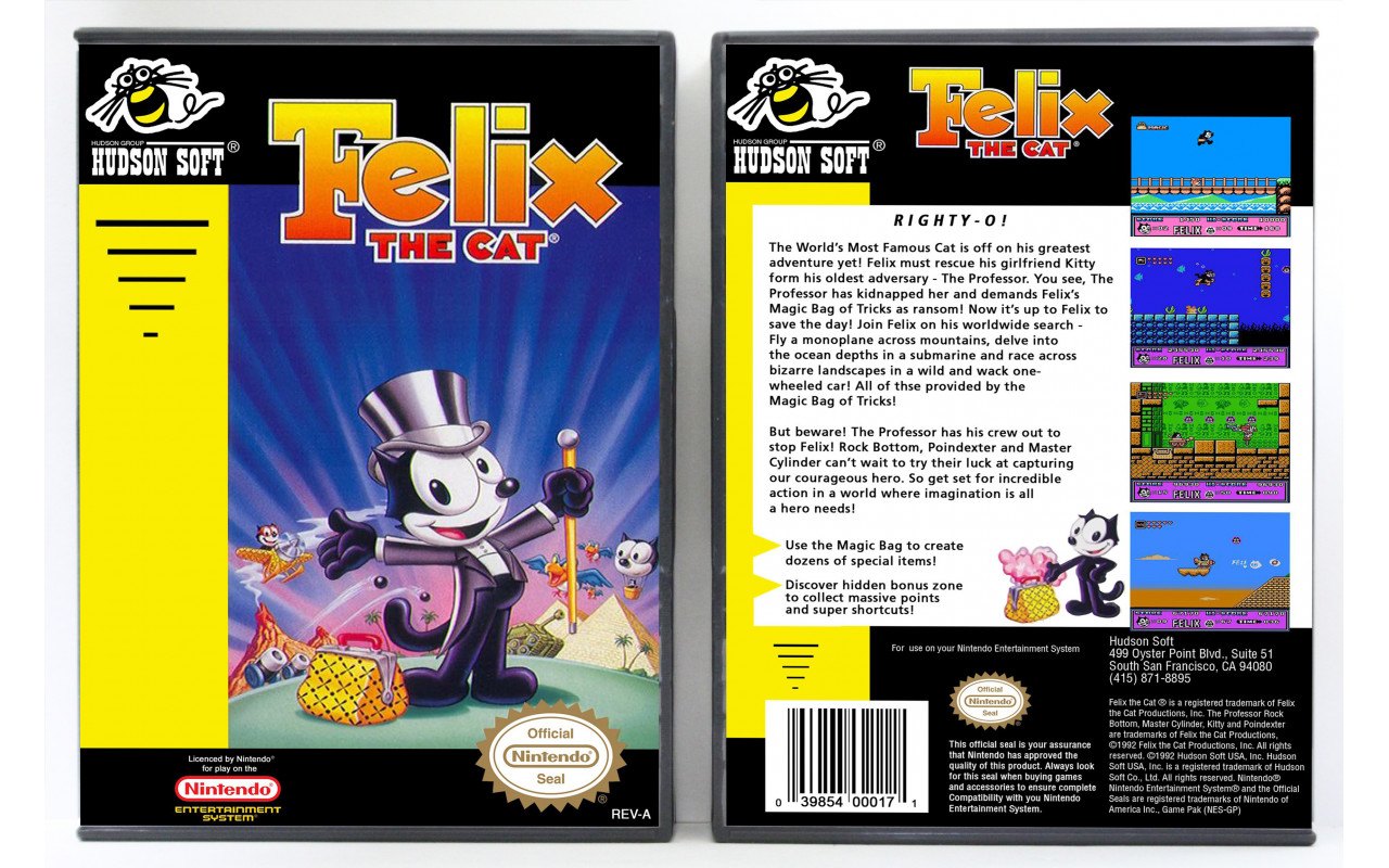 Gaming Relics - Nintendo NES - Felix the Cat