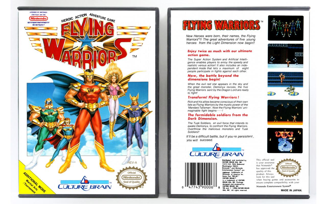 Gaming Relics - Nintendo NES - Flying Warriors
