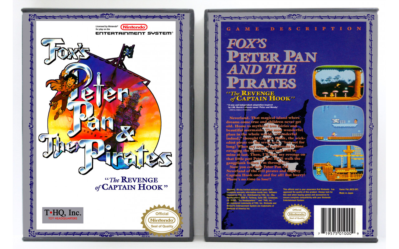 Gaming Relics - Nintendo NES - Fox's Peter Pan and the Pirates: The ...
