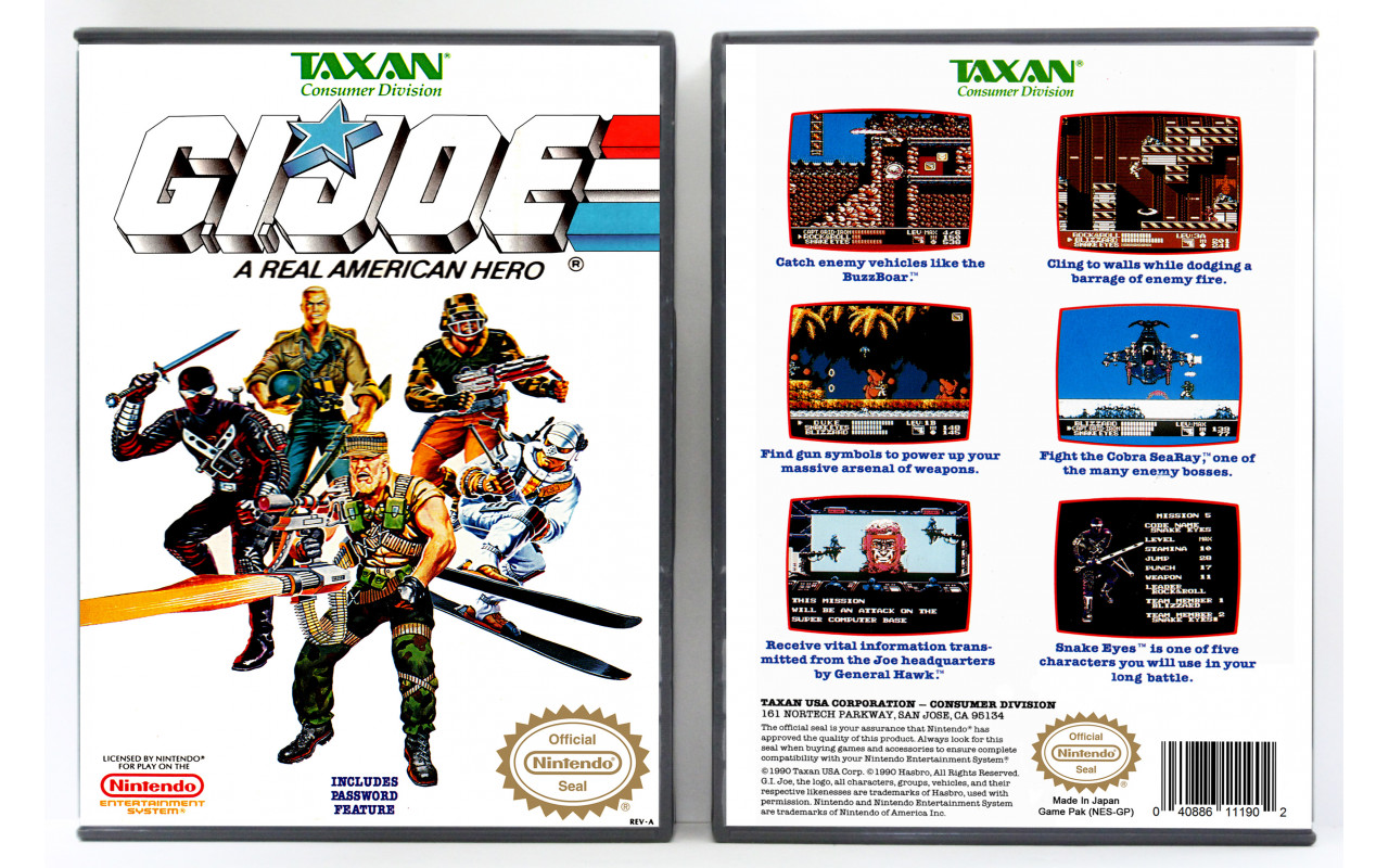 Gaming Relics - Nintendo NES - G.I. Joe: A Real American Hero