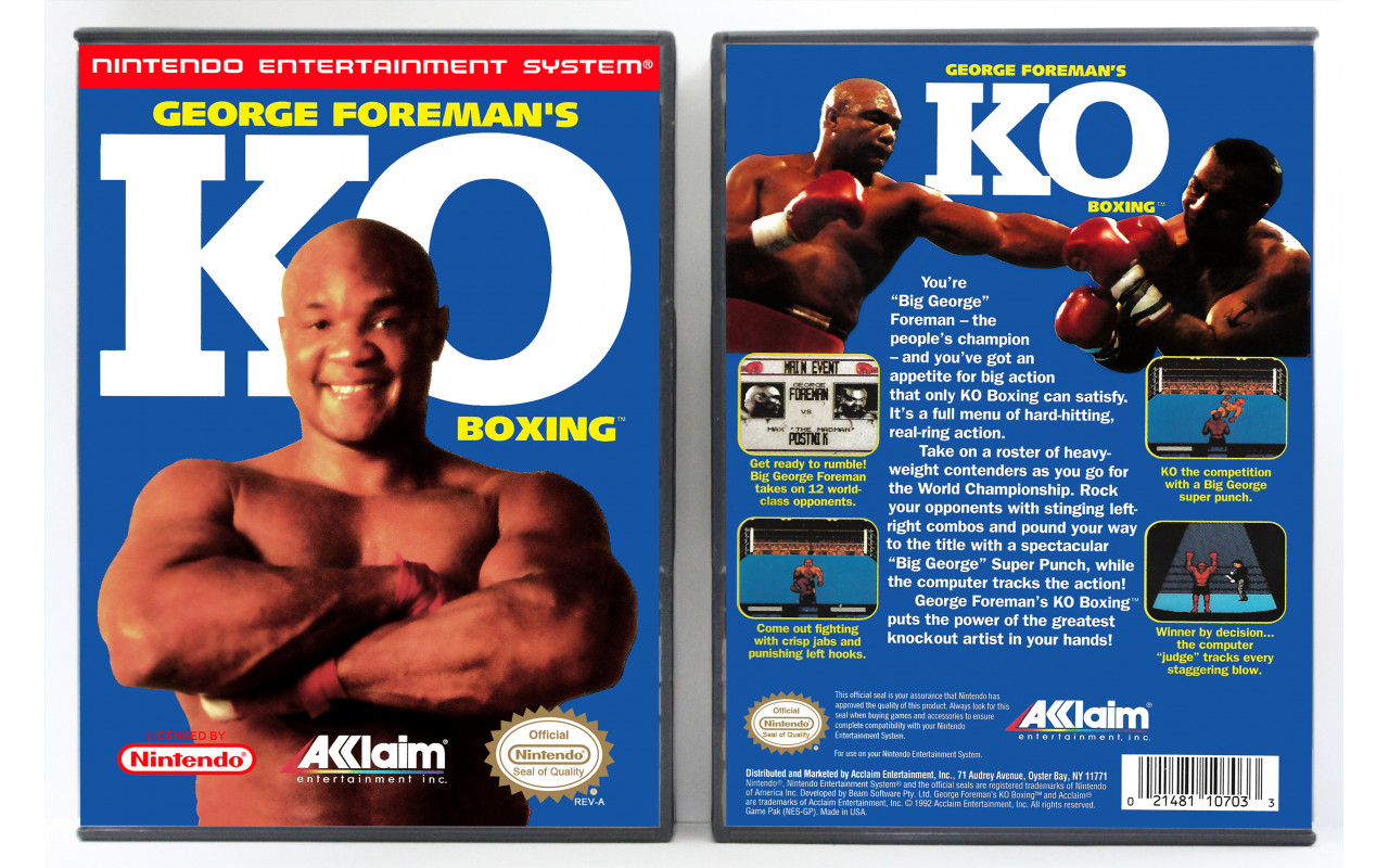 Gaming Relics - Nintendo NES - George Foreman's KO Boxing