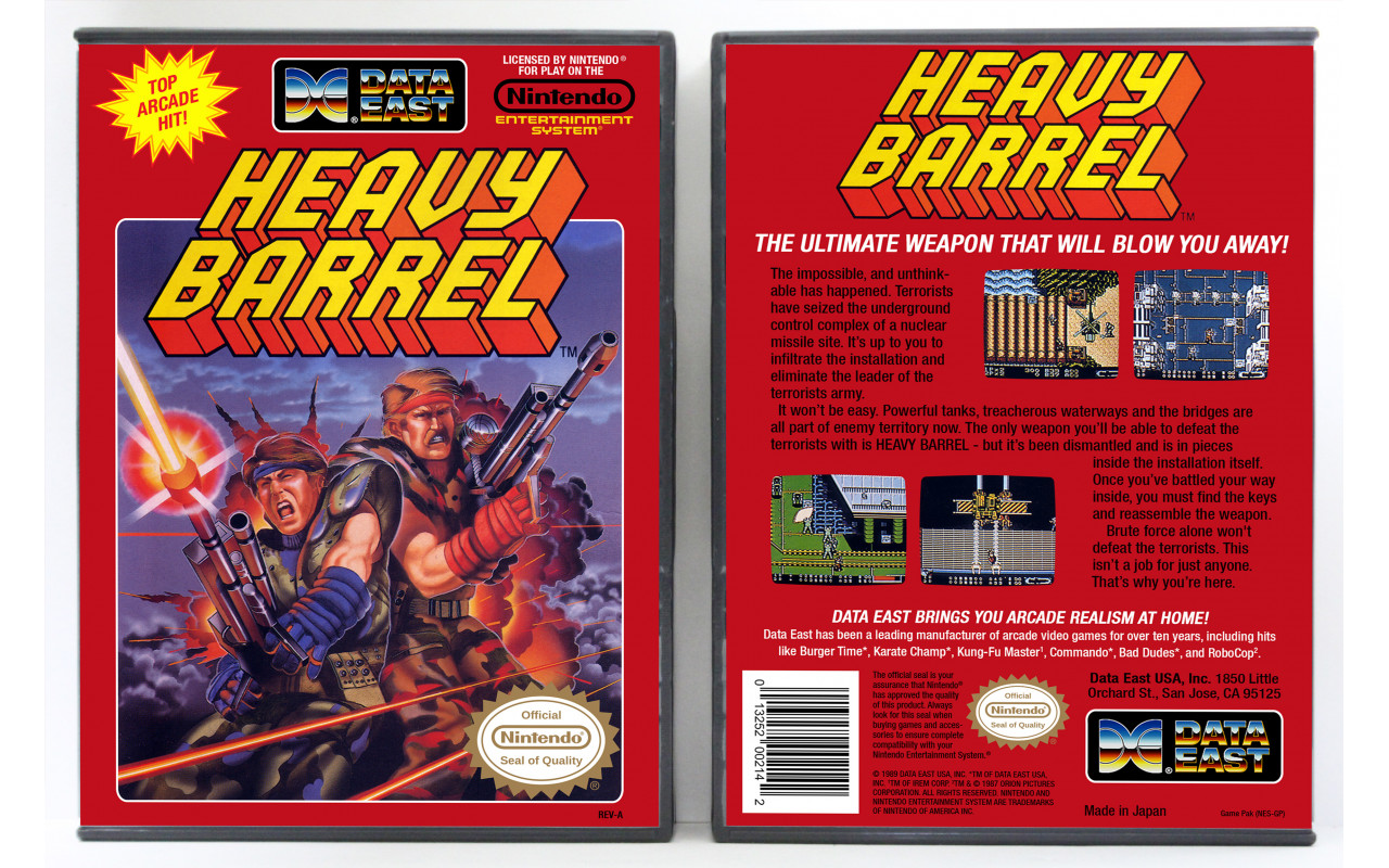 Gaming Relics - Nintendo NES - Heavy Barrel