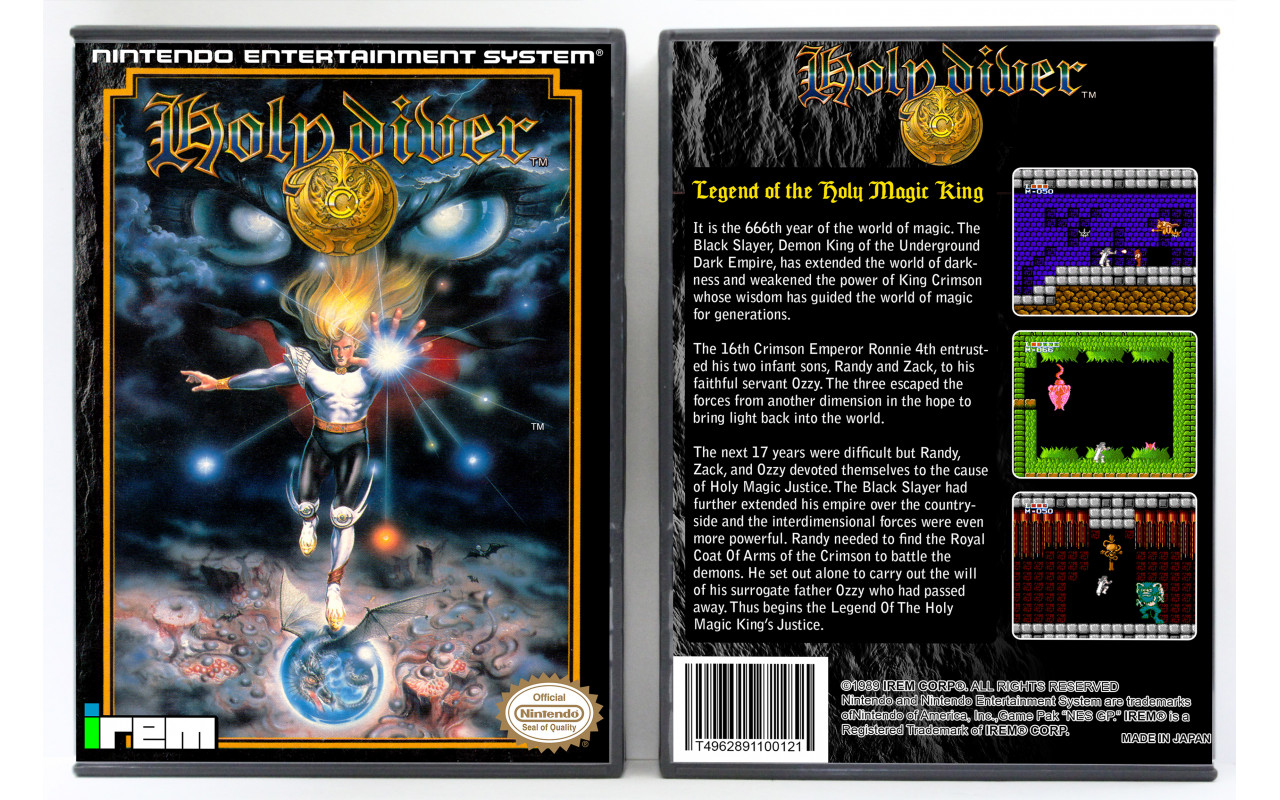 Gaming Relics - Nintendo NES - Holy Diver