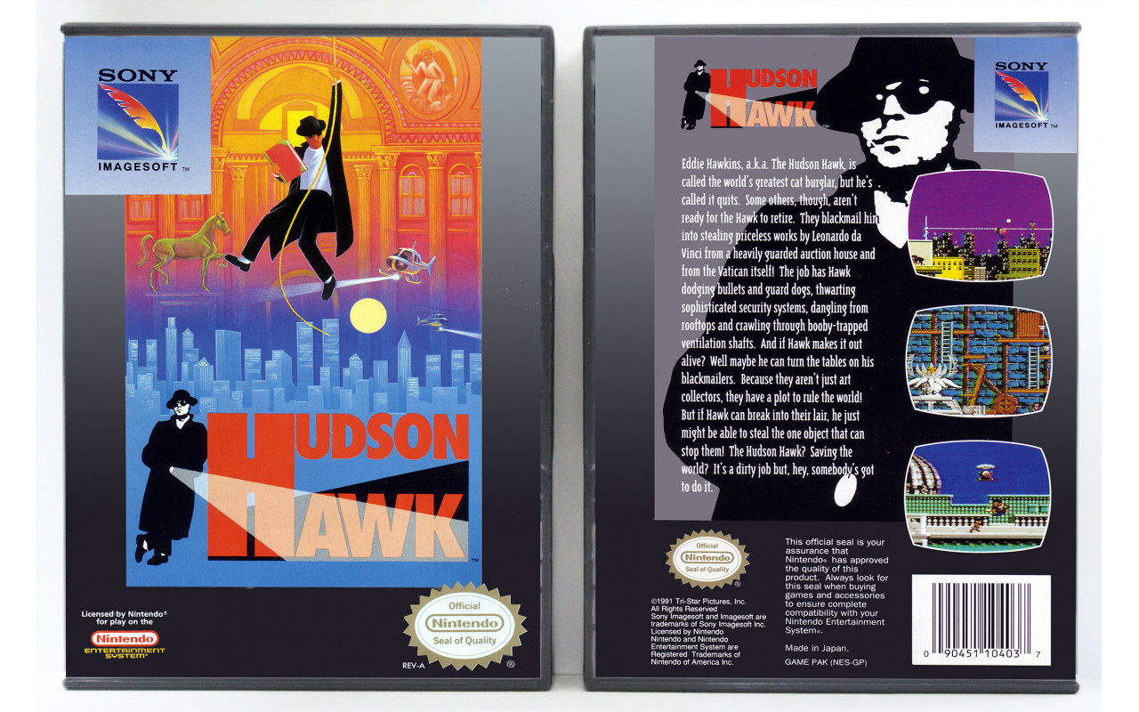 Gaming Relics - Nintendo NES - Hudson Hawk