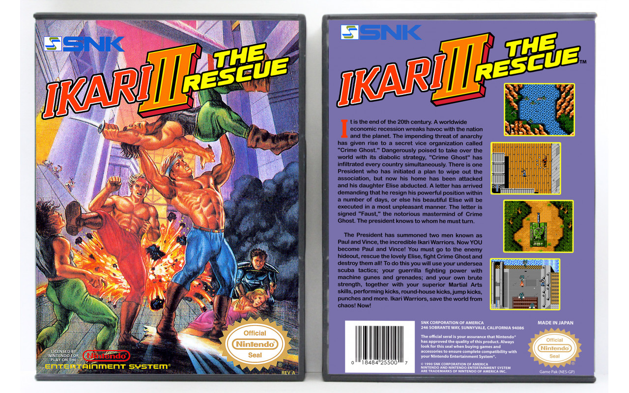 Gaming Relics - Nintendo NES - Ikari III: The Rescue