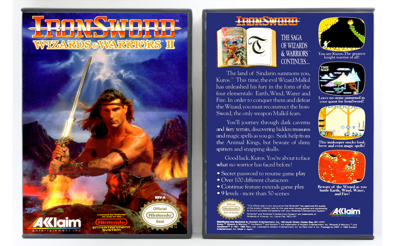 Gaming Relics - Nintendo NES - IronSword: Wizards & Warriors II