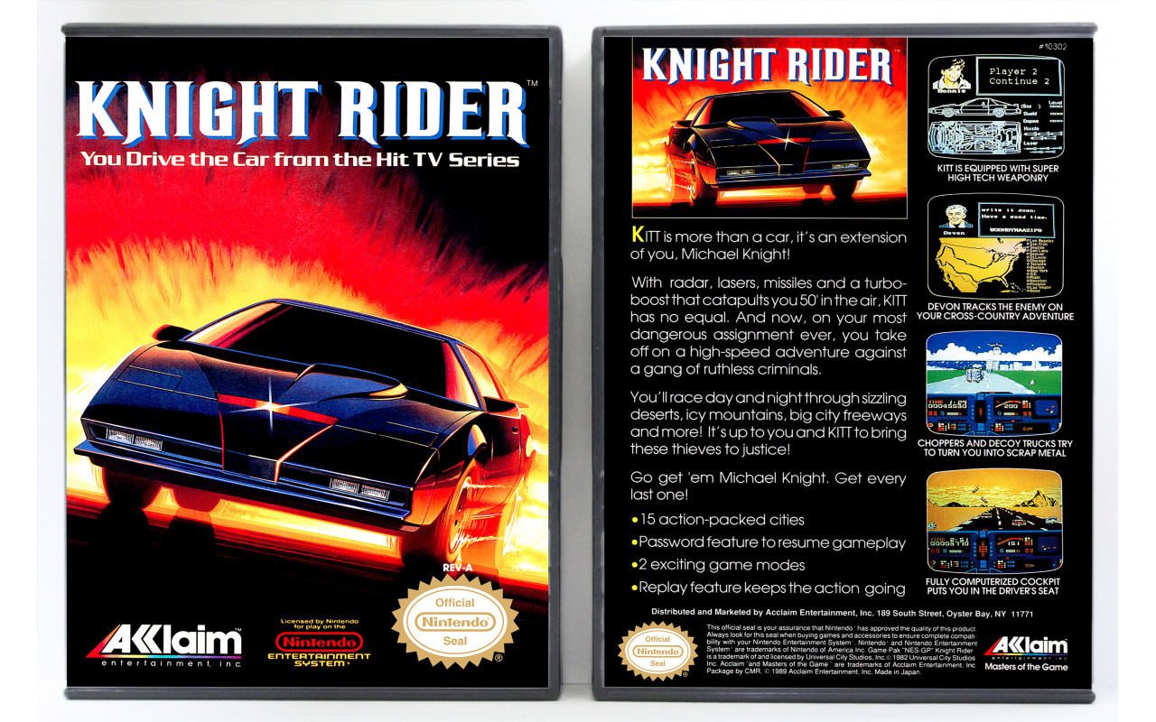 Gaming Relics - Nintendo NES - Knight Rider