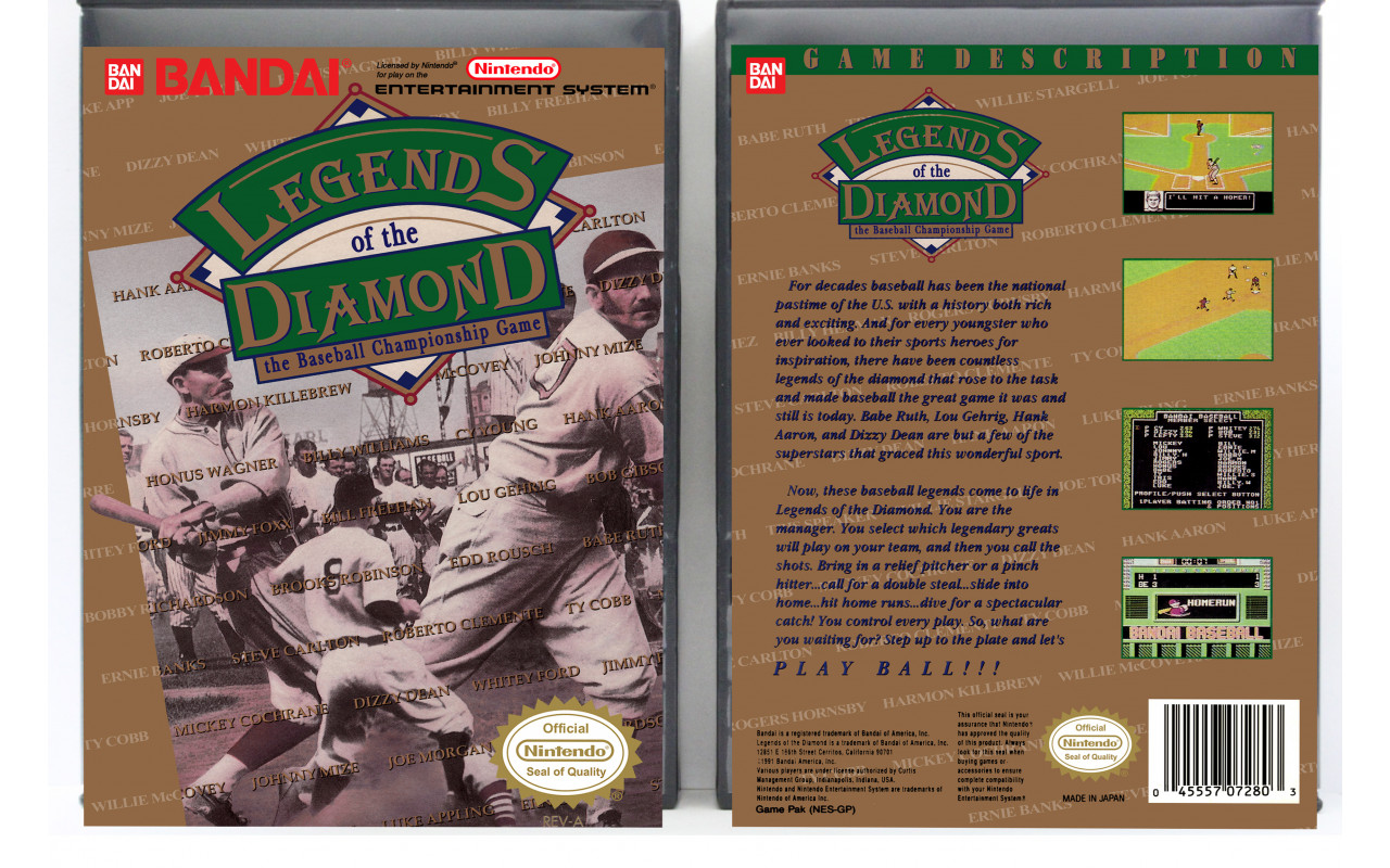 Gaming Relics - Nintendo NES - Legends of the Diamond