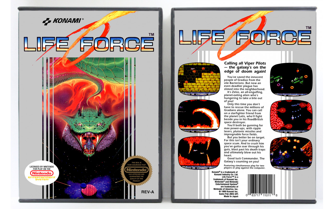Gaming Relics - Nintendo NES - Life Force